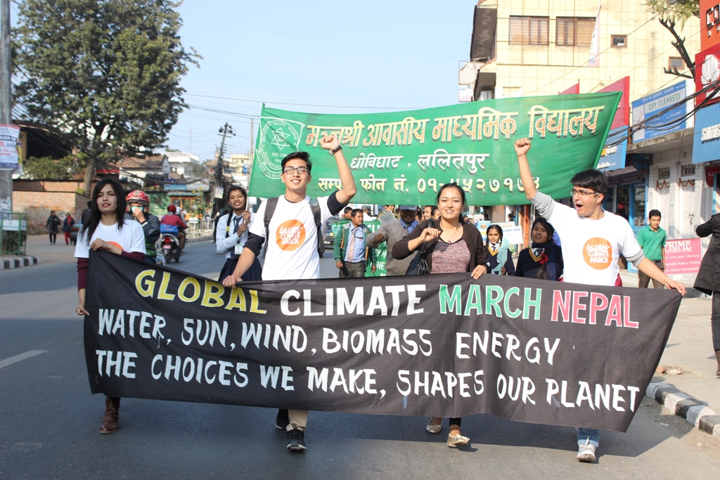 Climate march organised to mark World Awareness on Climate Change