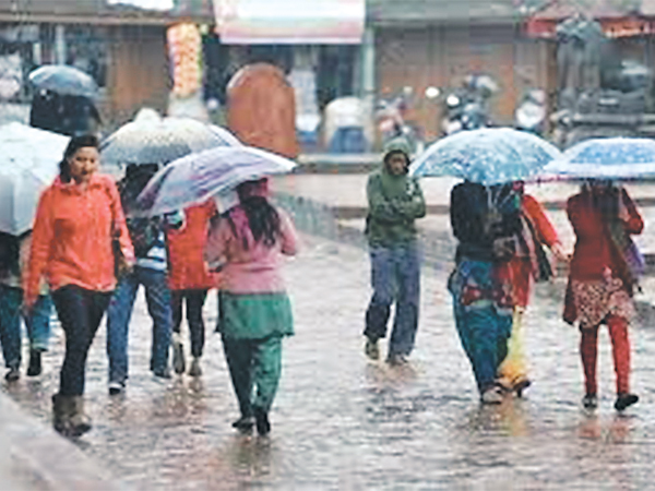 Sudden change in weather brings rain