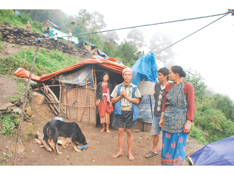 Earthquake-hit families face shortage of food