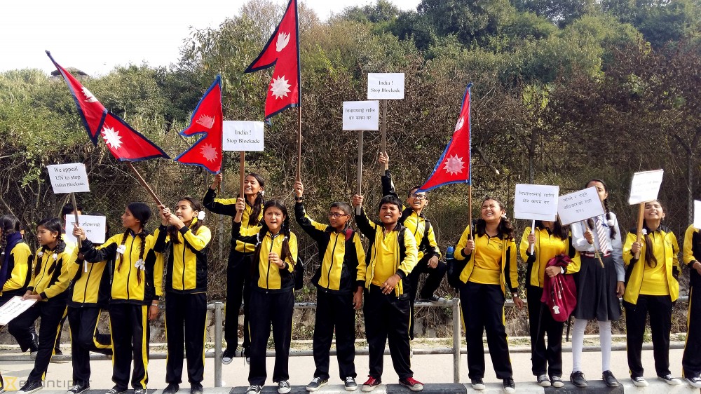 NHRC expresses concern over use of children in human chain