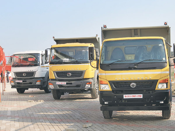 BharatBenz trucks hit Nepal roads