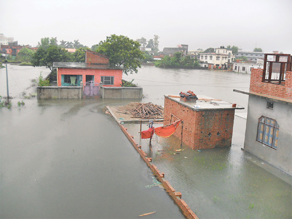 Rainwaters inundate Dhangadhi