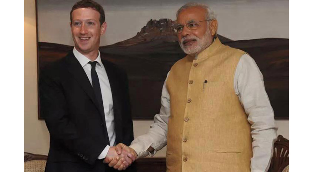 Indian PM Modi to go live in Facebook at 10:15 NST