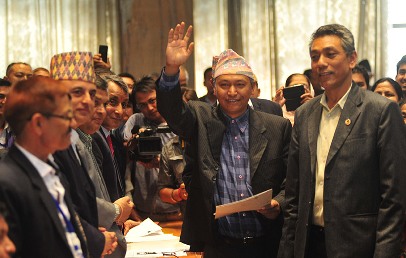 NWPP’s Maharjan withdraws candidacy for Prez