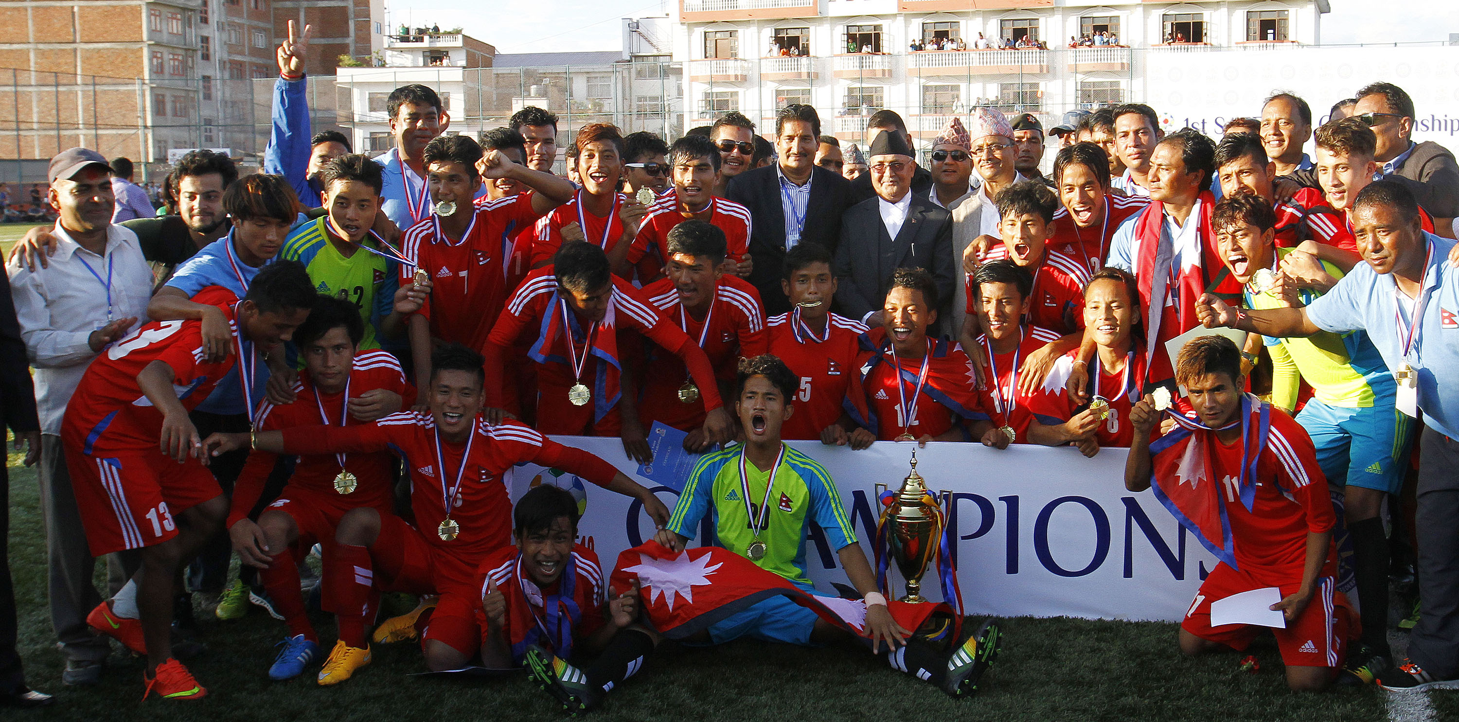 Nepal end trophy drought with Saff U-19 title