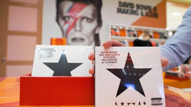 David Bowie tops US album chart for the first time