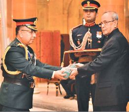 CoAS gets hon rank of General of Indian Army