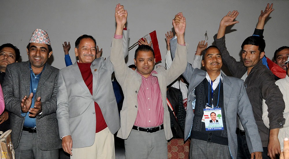 Sitaula files candidacy for party President