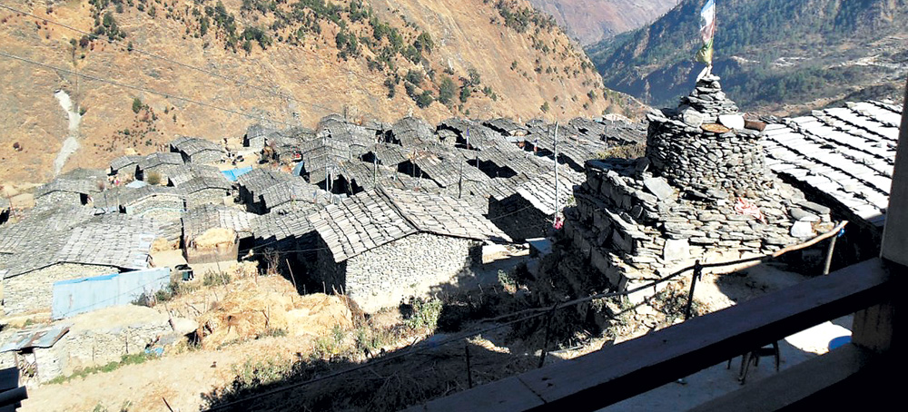 The black roofs of Gatlang