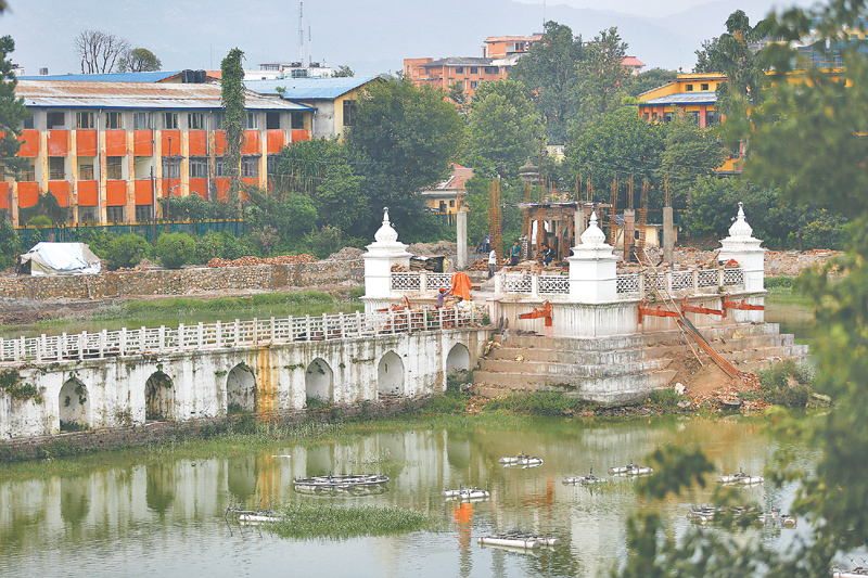 Reconstruction of Rani Pokhari set to resume