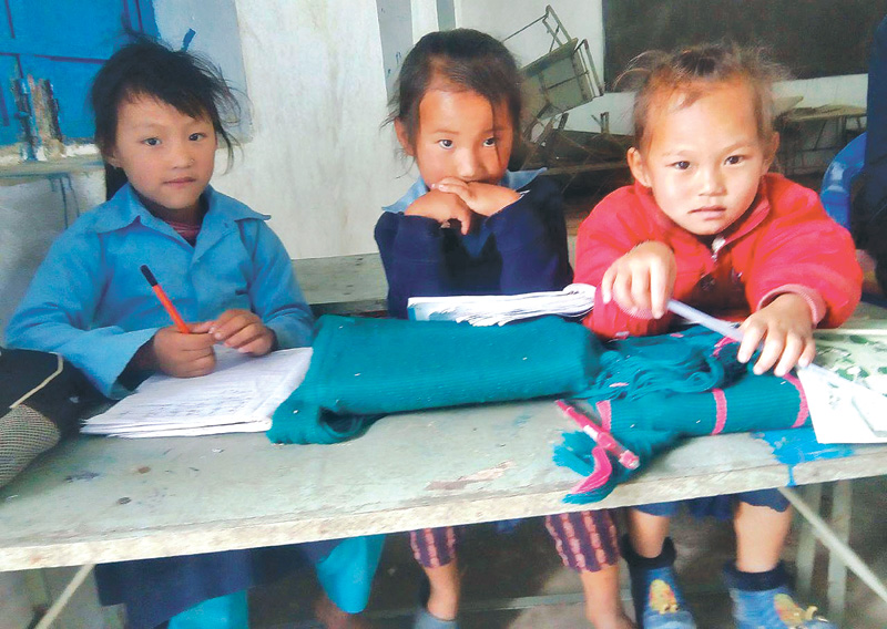 Drop in primary level students in rural Palpa
