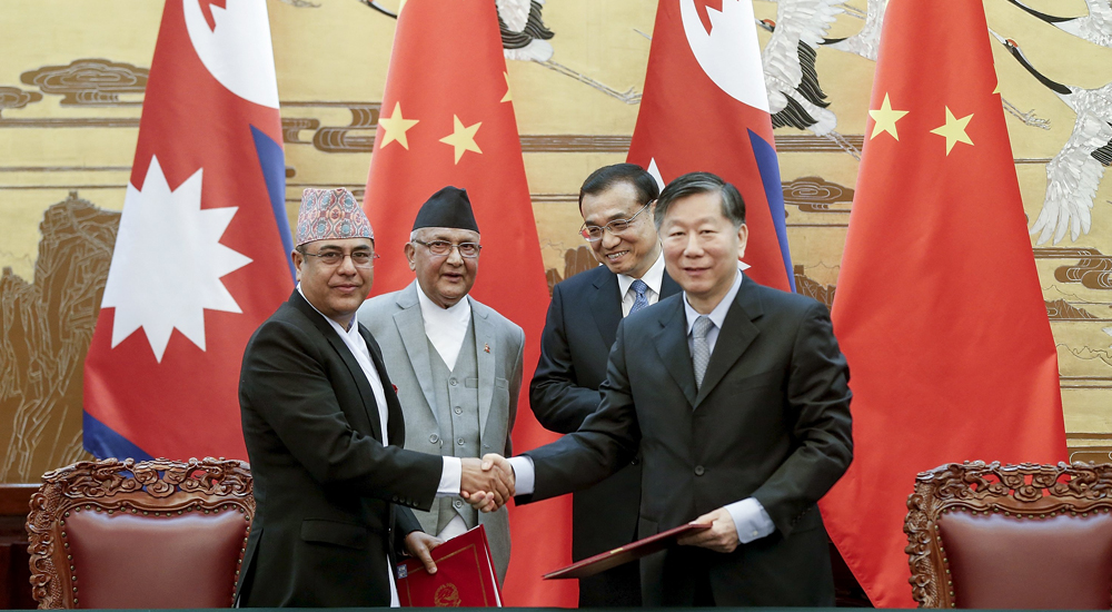Nepal and China ink transit and transport agreement