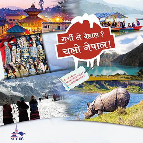 Tourism Board launches “Garmi Se Behal, Chalo Nepal” campaign