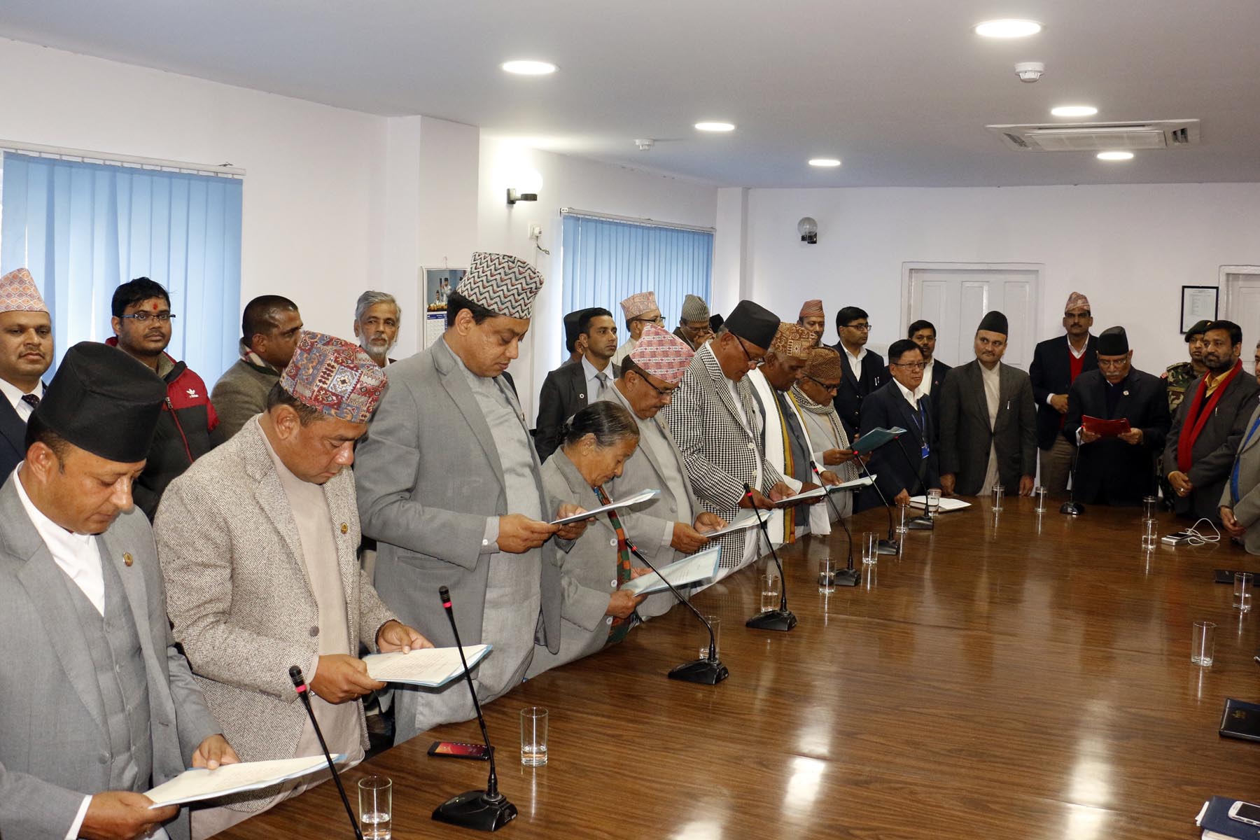 Newly appointed state ministers take oath of office and secrecy