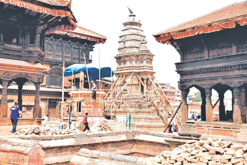 Heritage reconstruction yet to gather pace