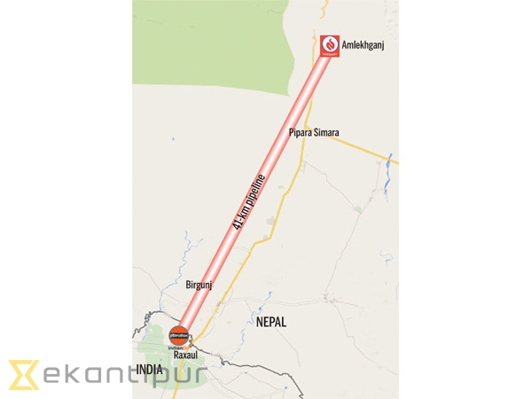 Construction of Raxaul-Amalekhgunj pipe line to begin after December