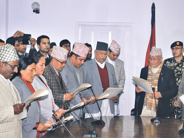 Six state ministers sworn in