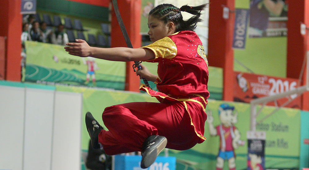Nima Gharti Magar secures first gold medal for Nepal (photo feature)