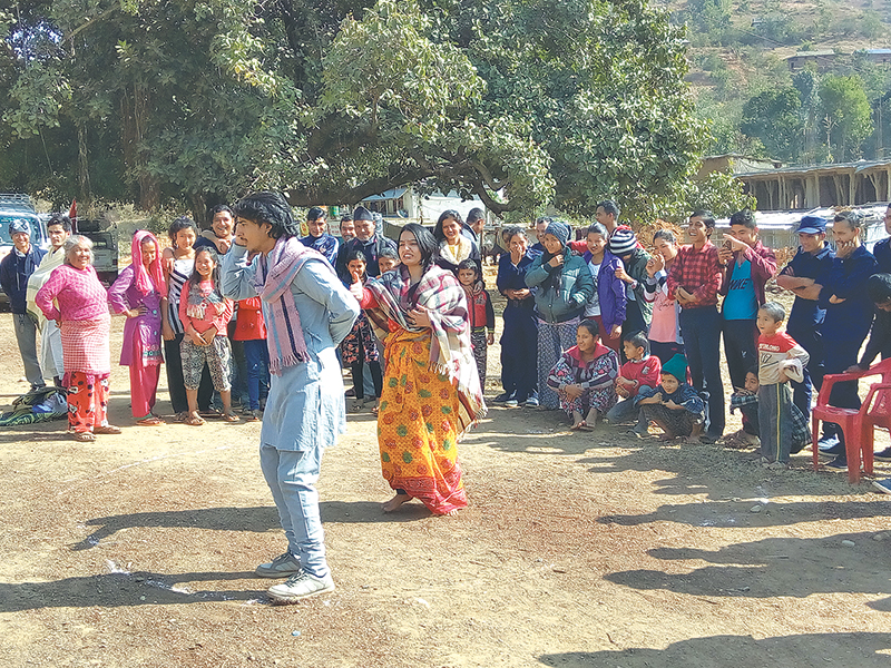 Street play on elections, Mahadan, concludes