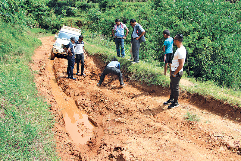 Rain-damaged rural roads left unrepaired