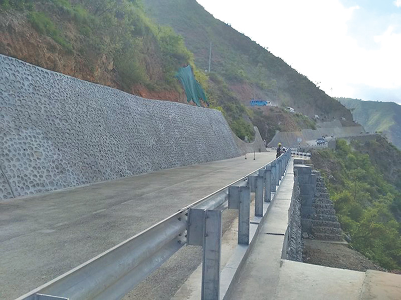 Damaged section of BP Highway repaired