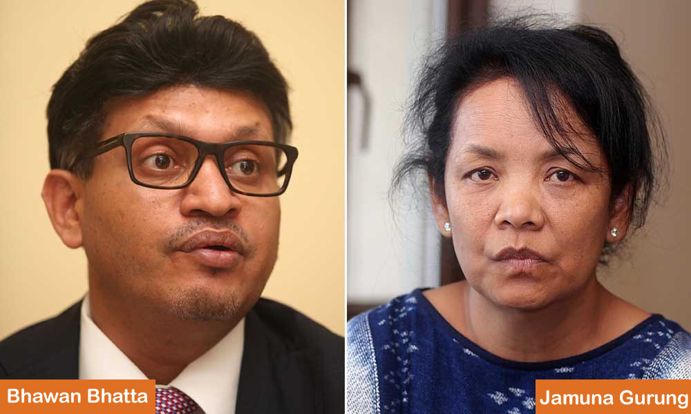 Bhatta, Gurung file nominations for NRNA top post