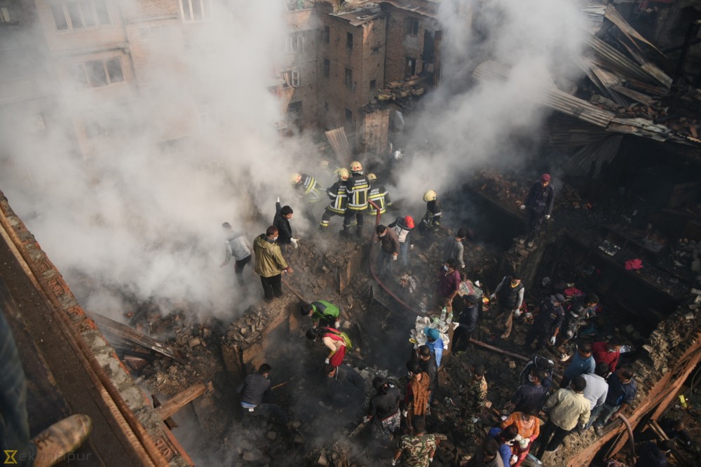 5 houses gutted in Bhaktapur fire (In photos)