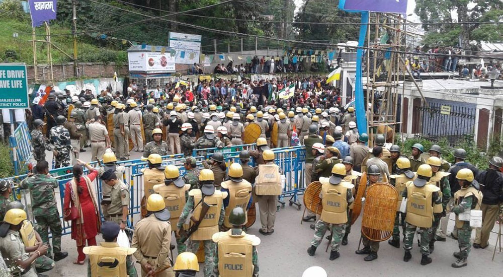 Darjeeling language dispute: Army mobilised to contain protests