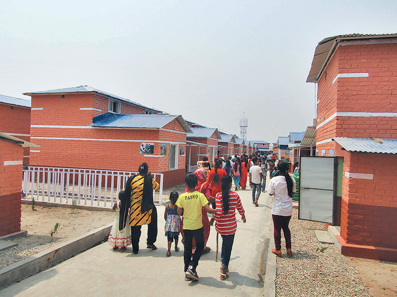 Dhurmus Suntali Foundation gifts homes to Musahar community