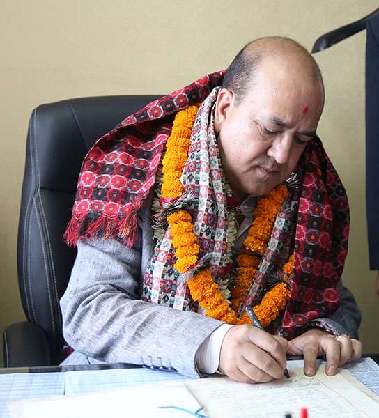 Chettri takes charge as chief secretary