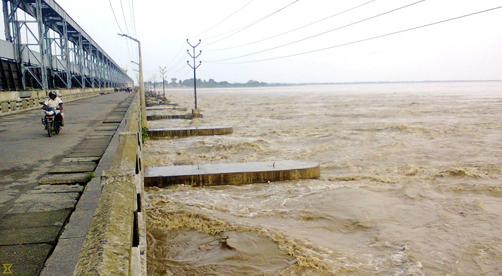 High alert around Saptakoshi River in Sunsari