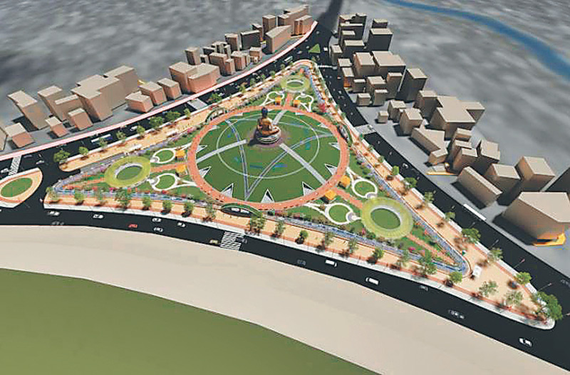 Landowners’ protest halts Tinkune park construction