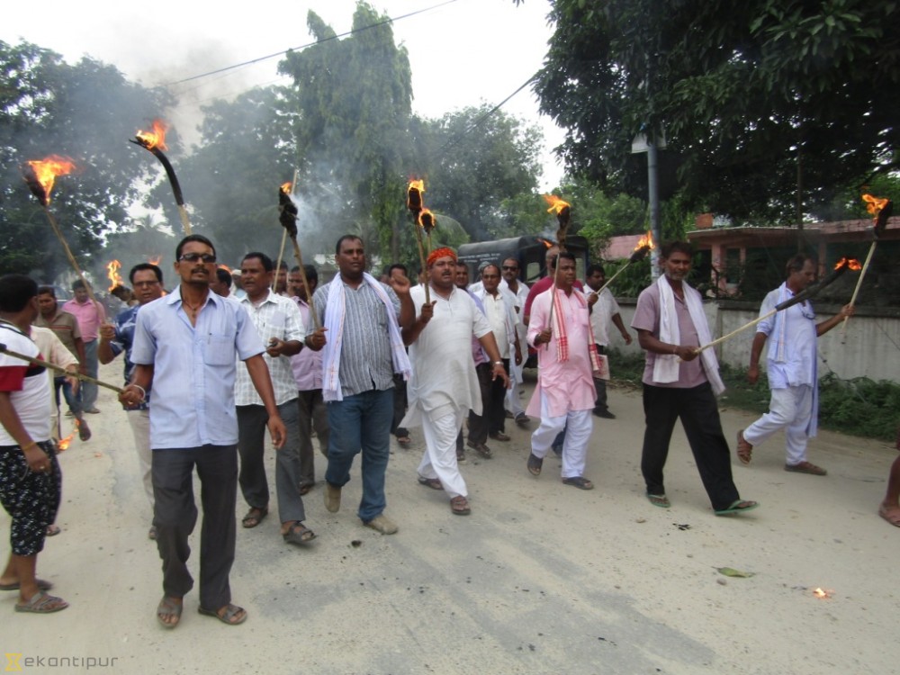 RJPN organises torch rally in Rajbiraj