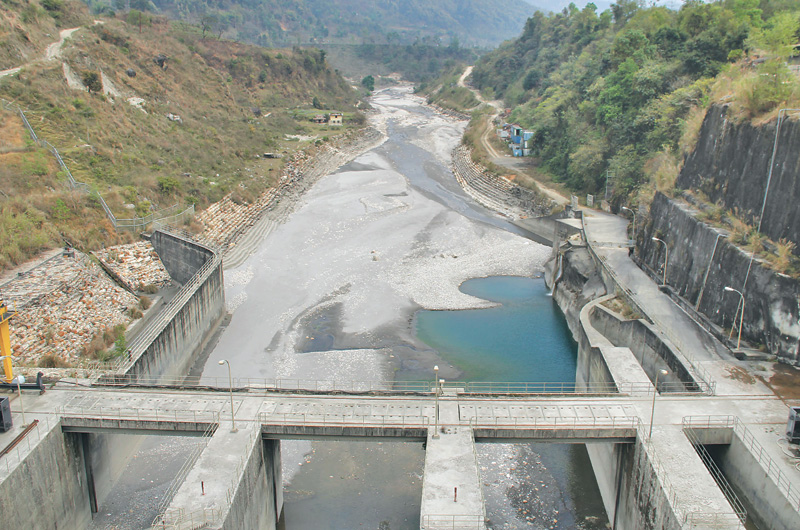 Mid-Marshyangdi power generation drops to 30MW