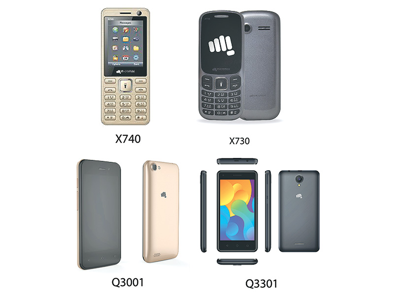 Micromax launches four new phones