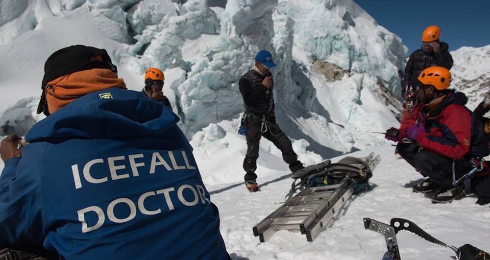 Icefall doctors reach Mt Everest Base Camp