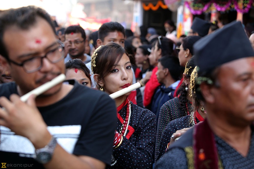 Nepal Sambat 1139 being marked with fanfare