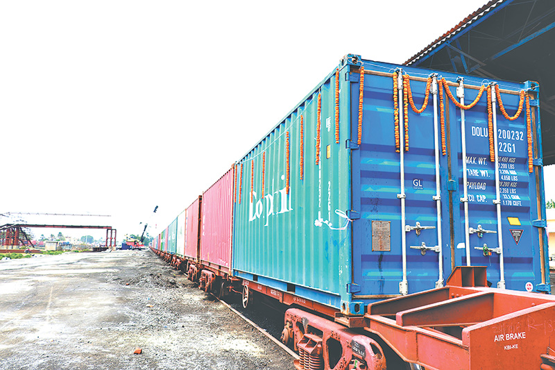 1st cargo train arrives near Biratnagar
