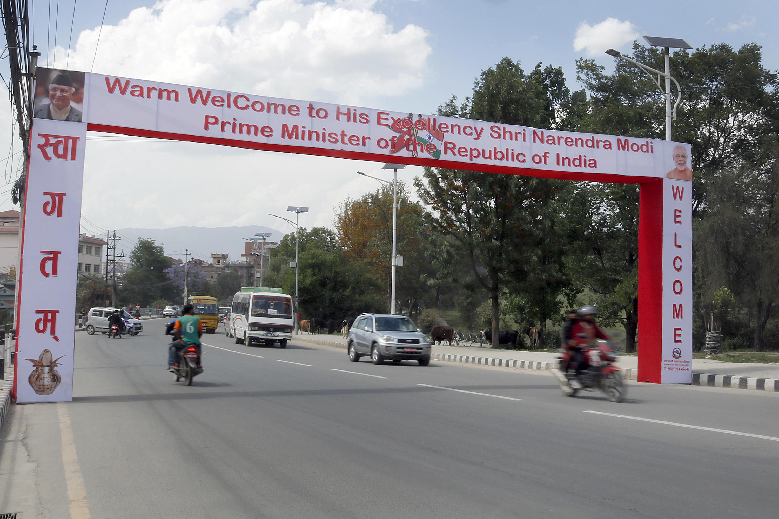 Kathmandu all set to welcome Indian PM Modi