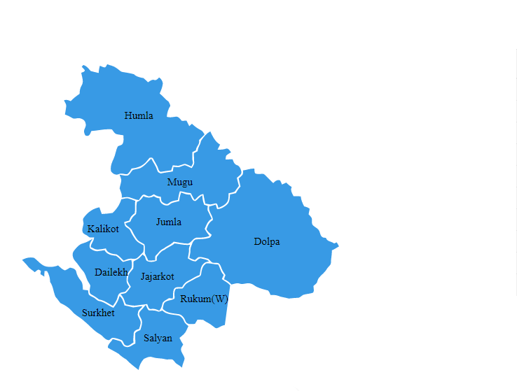 Province 6 named Karnali, capital Surkhet