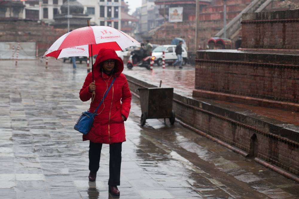 Westerly wind brings rain in different parts of the country