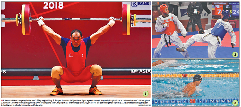 Lifter Adhikari betters own mark