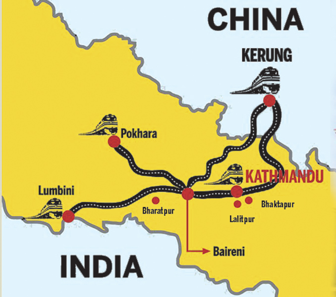 Kathmandu-Kerung railway project "complicated and arduous," report says