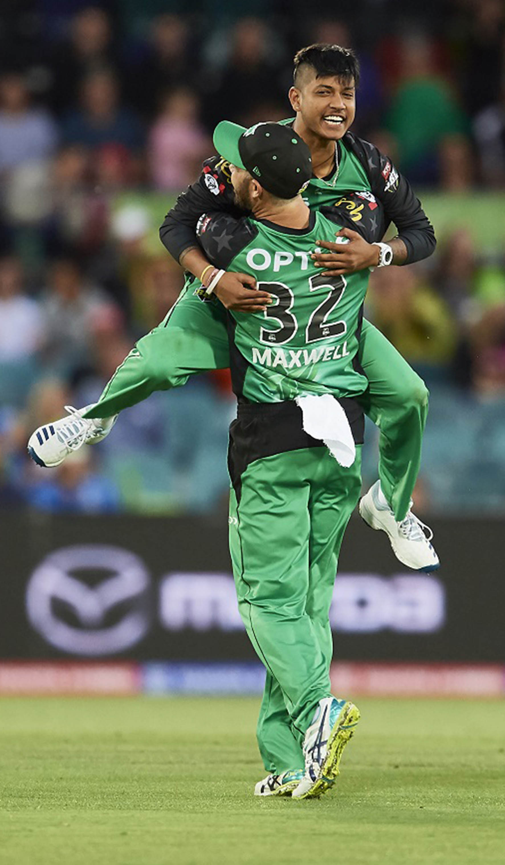 Lamichhane takes two in Stars debut