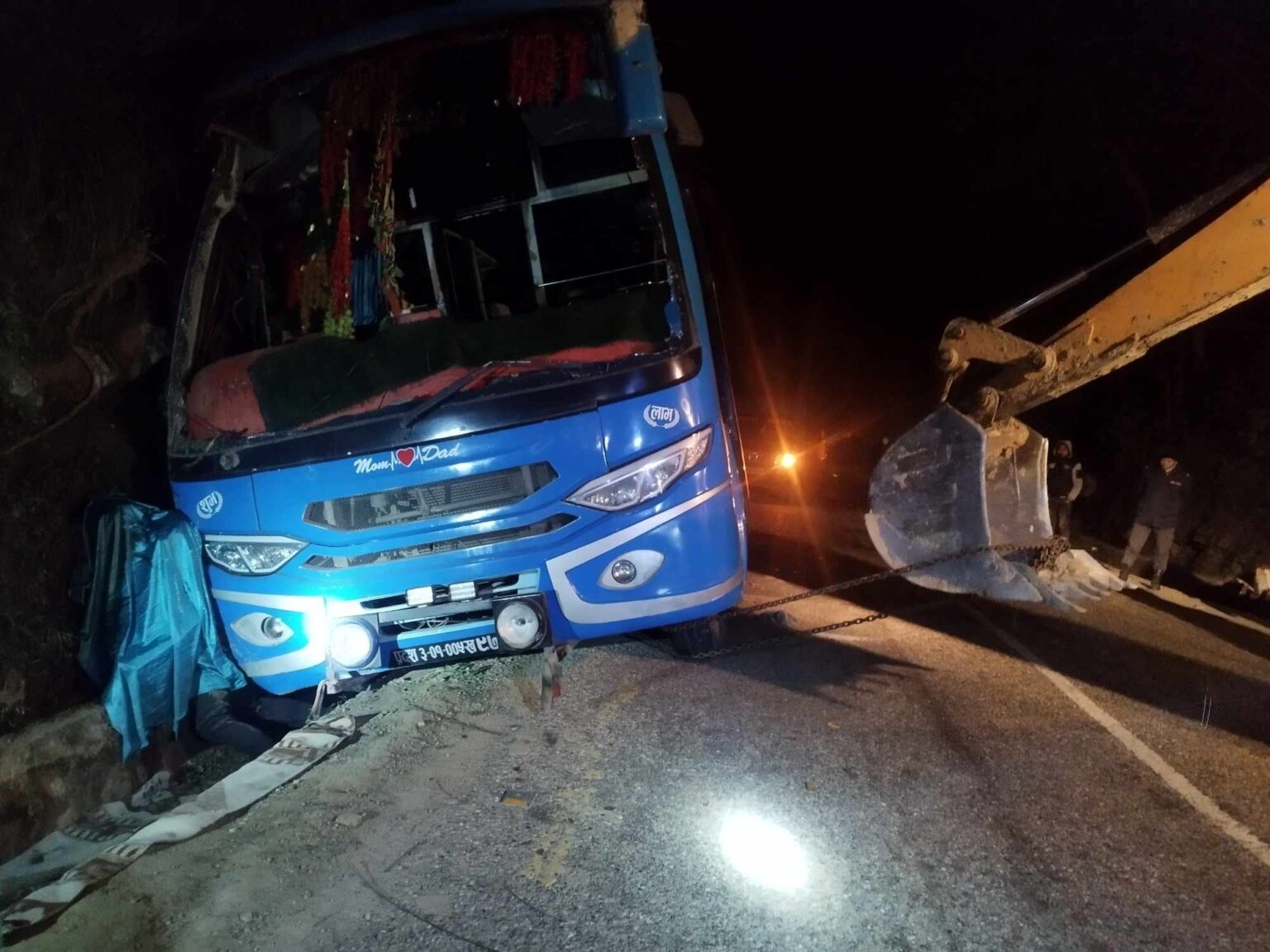 Two die in bus accident in Dang