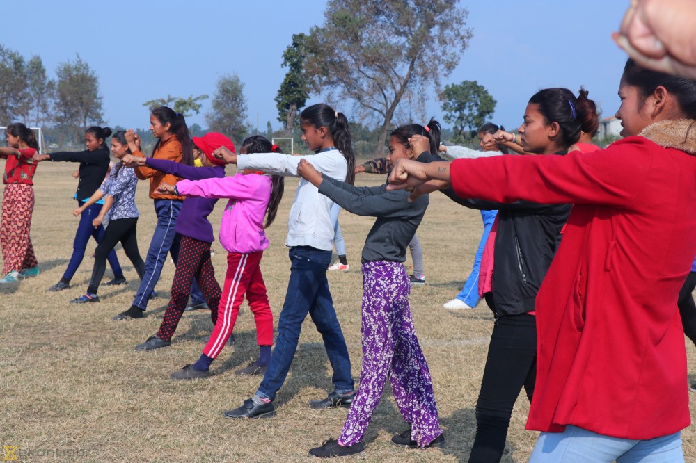 Learning self-defence helps girls feel secure, empowered and confident