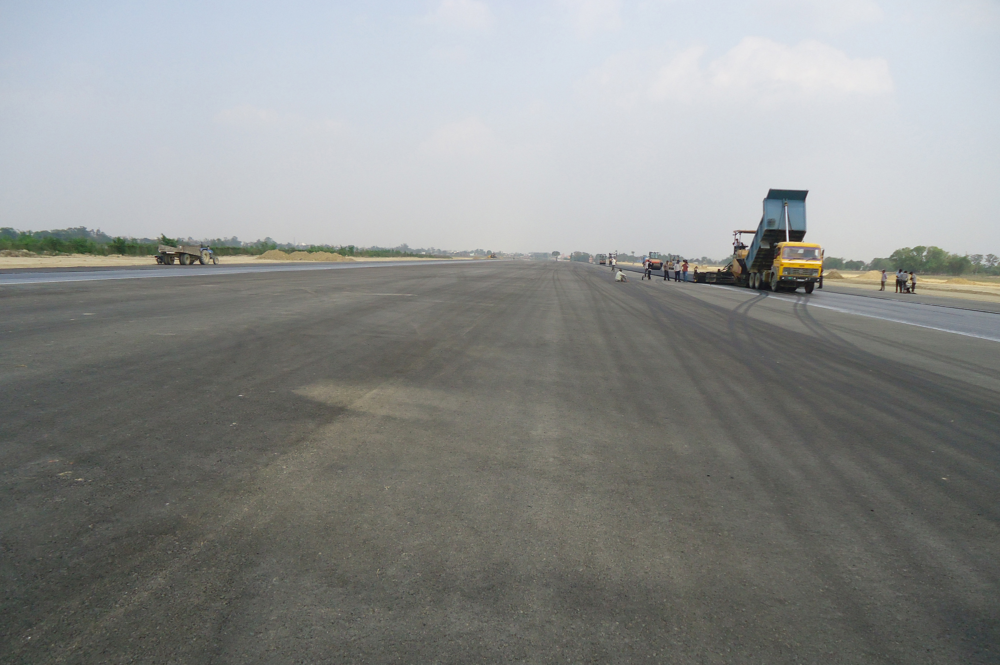 Construction of runway at Bhairahawa airport completed