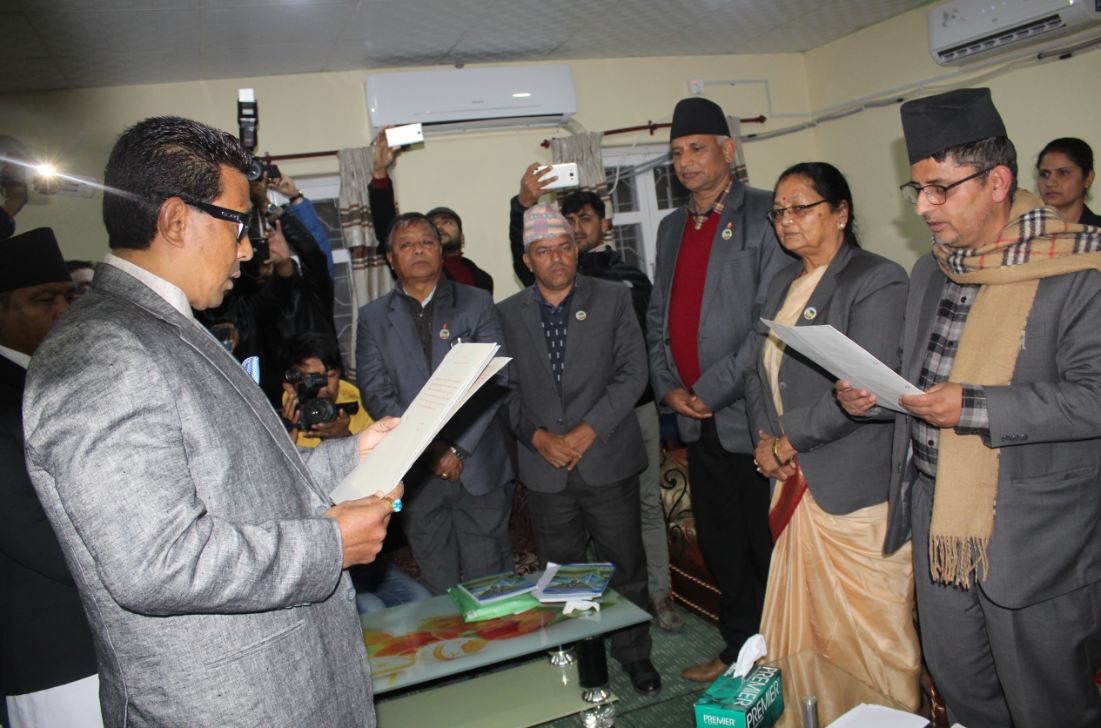 Rajeev Gurung, aka Deepak Manange, sworn in as provincial lawmaker
