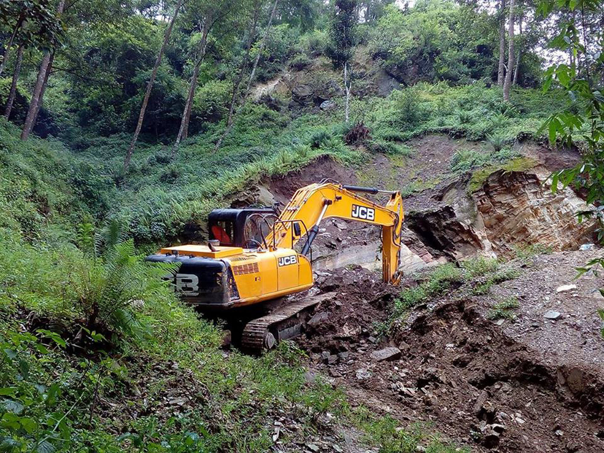 Haphazard construction of roads and aggregate mining deplete groundwater