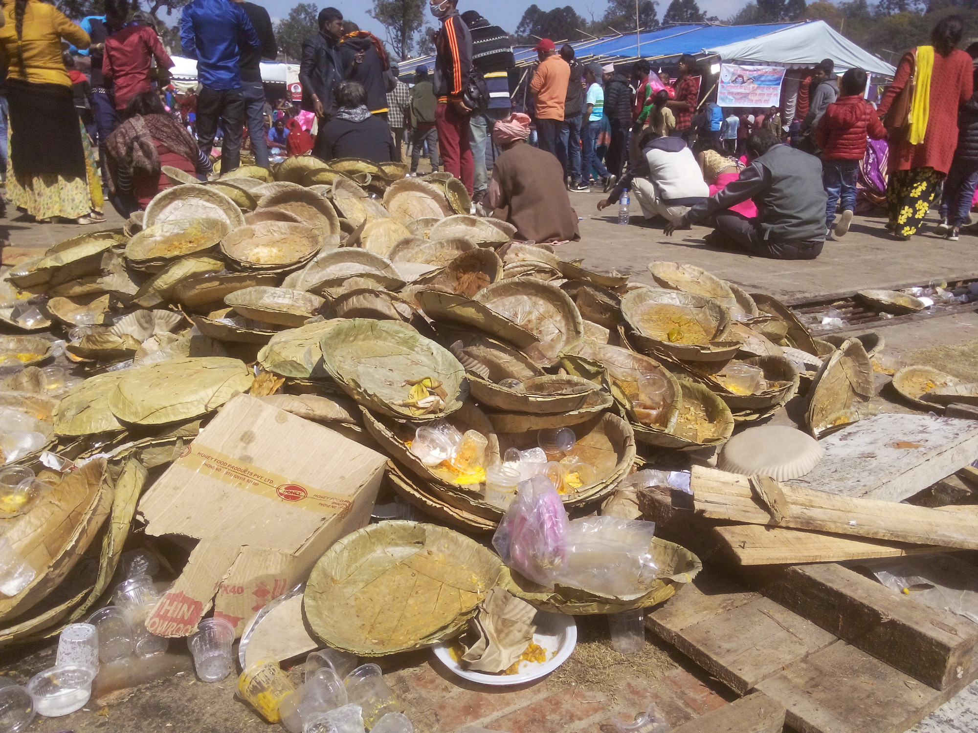 Piles of trash, discarded food greet Shivaratri visitors in Pashupati’s ...